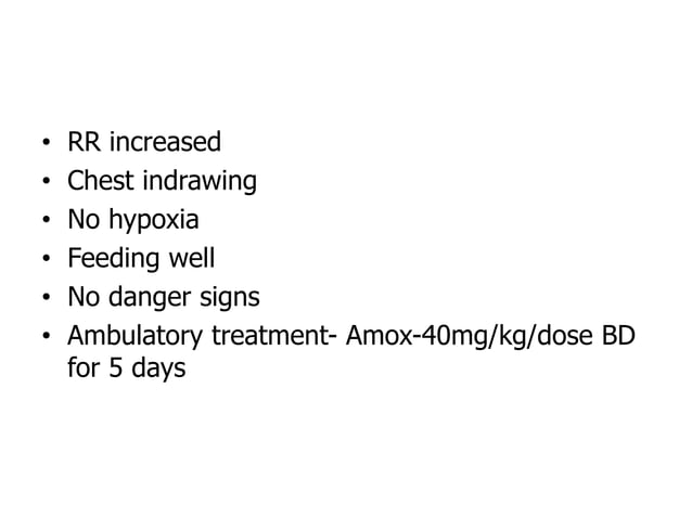 Acute respiratory tract infection control programme IMNCI pneumonia Dr ...