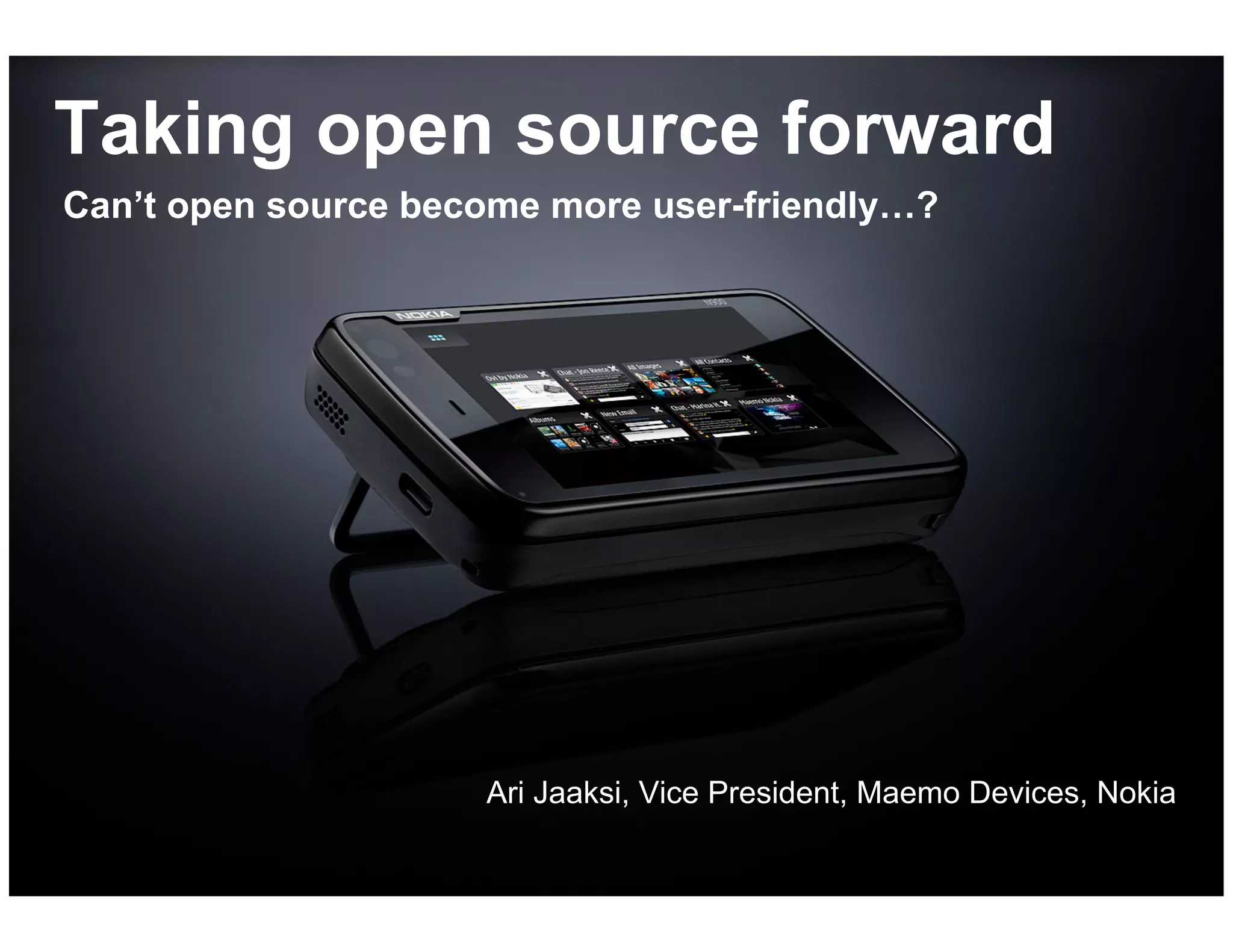 Ari Jaaksi O S I M World 2009 | PDF | Computing | Technology & Computing