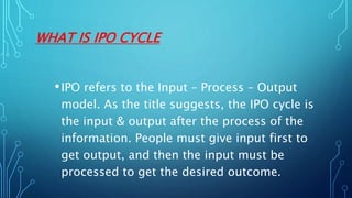 Arijit Bandhu Computer IPO cycle | PPTX