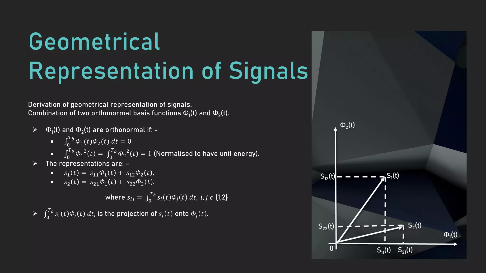 Signal Constellation, Geometric Interpretation of Signals | PDF