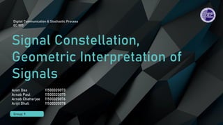Signal Constellation, Geometric Interpretation of Signals | PDF