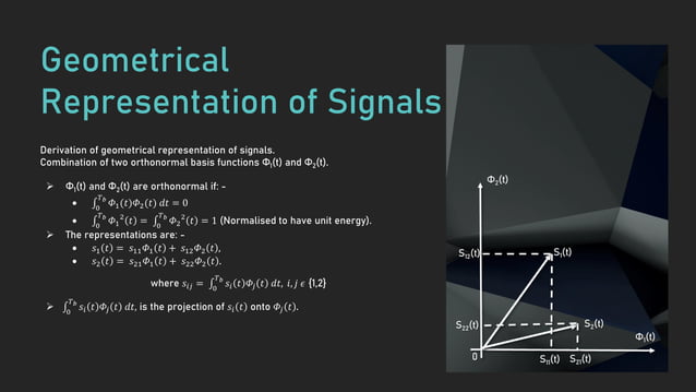 Signal Constellation, Geometric Interpretation of Signals | PDF