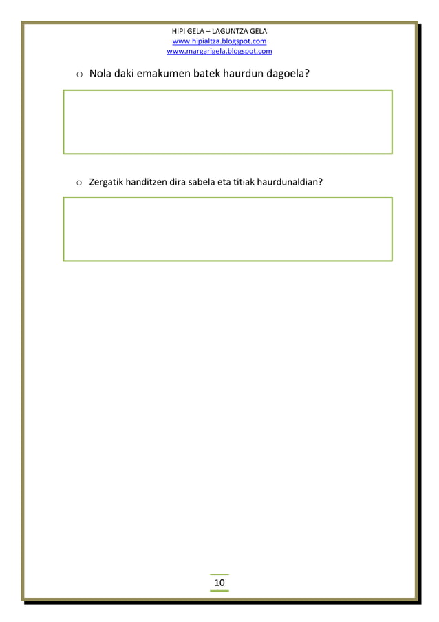 Ariketak 17 | PDF