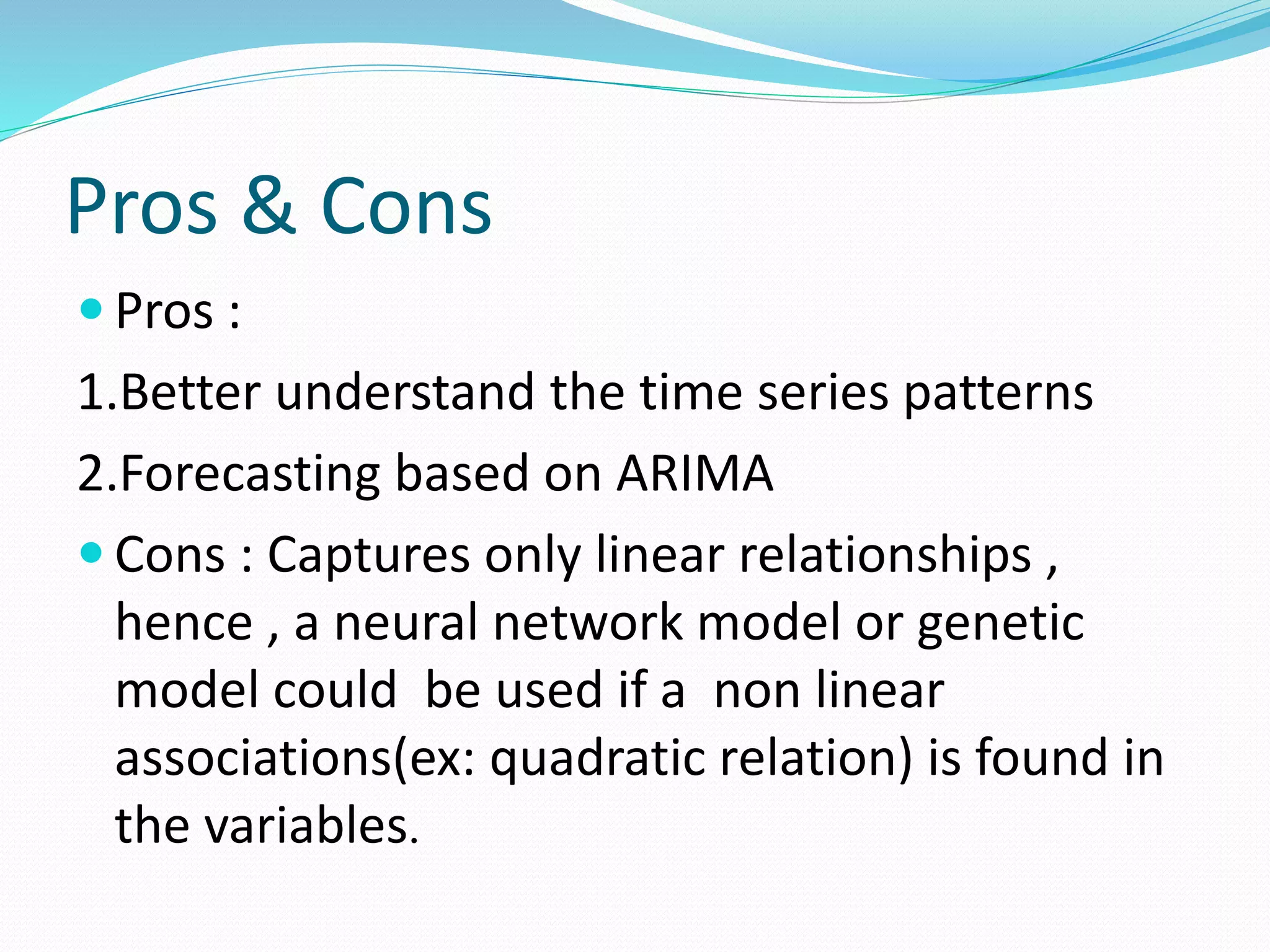 Arima model | PPTX | Technology & Computing