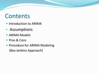 Arima model | PPTX