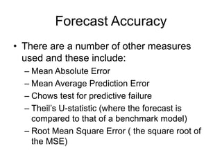 ARIMA Model for analysis of time series data.ppt | Science