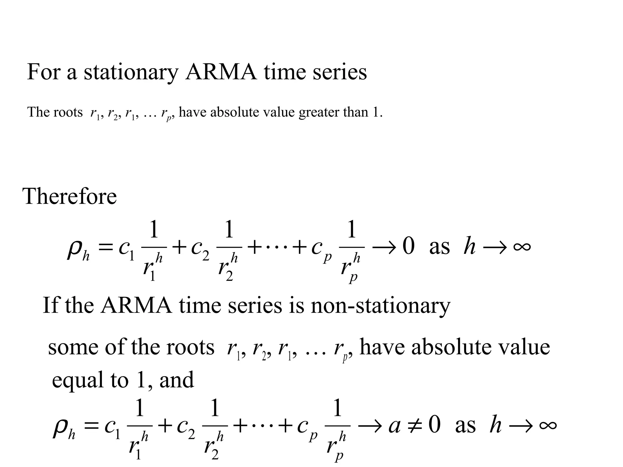 Arima model (time series) | PPT