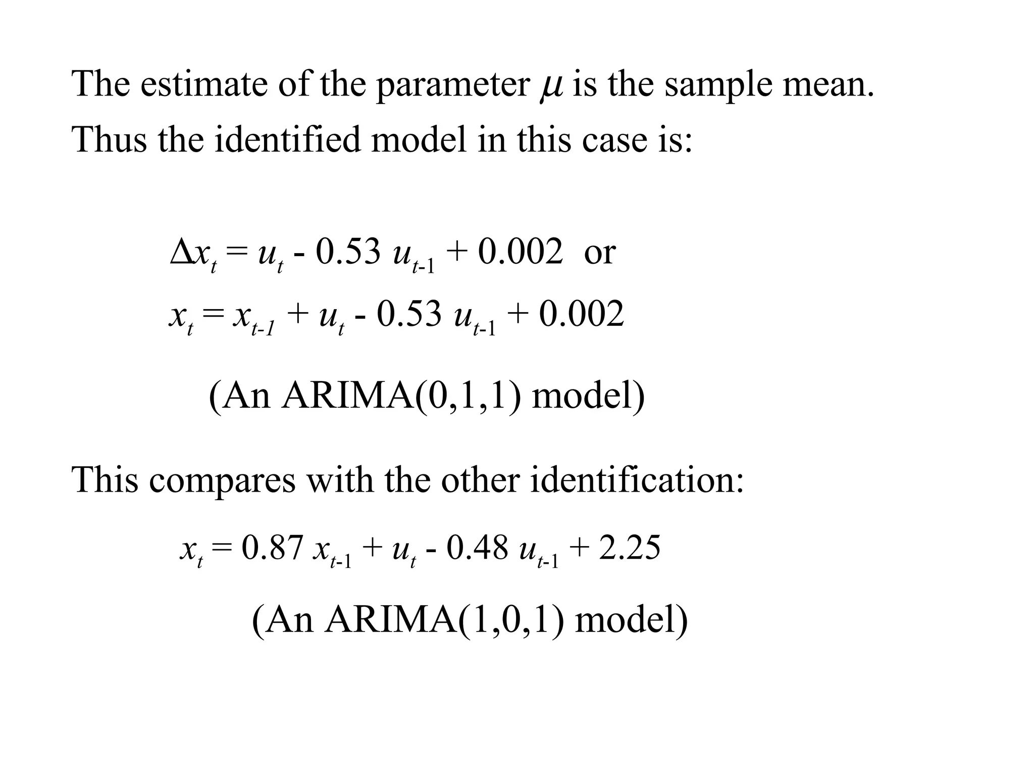 Arima model (time series) | PPT