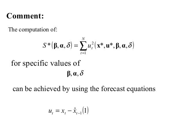 Arima model (time series)