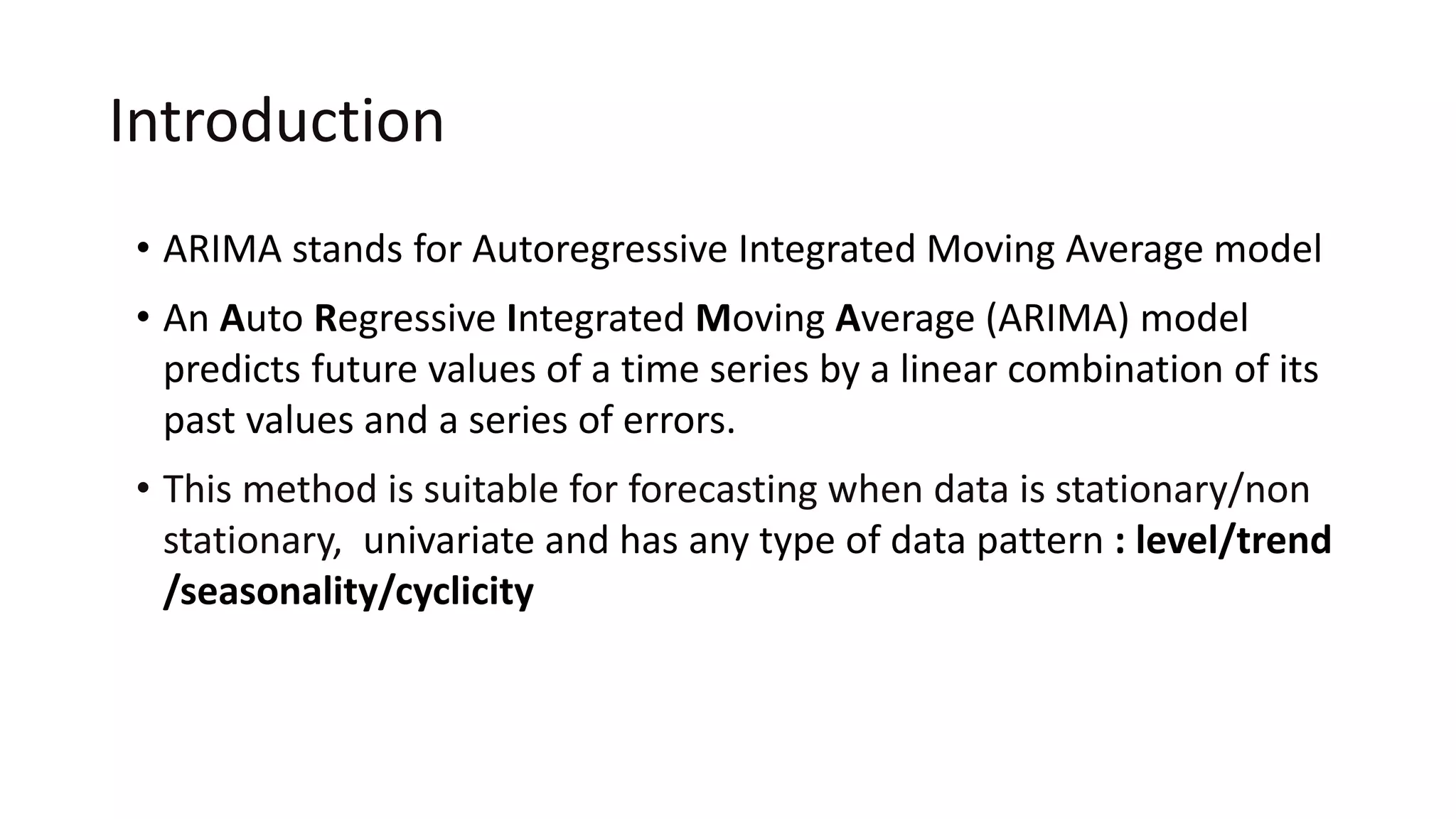 What is ARIMA Forecasting and How Can it Be Used for Enterprise ...