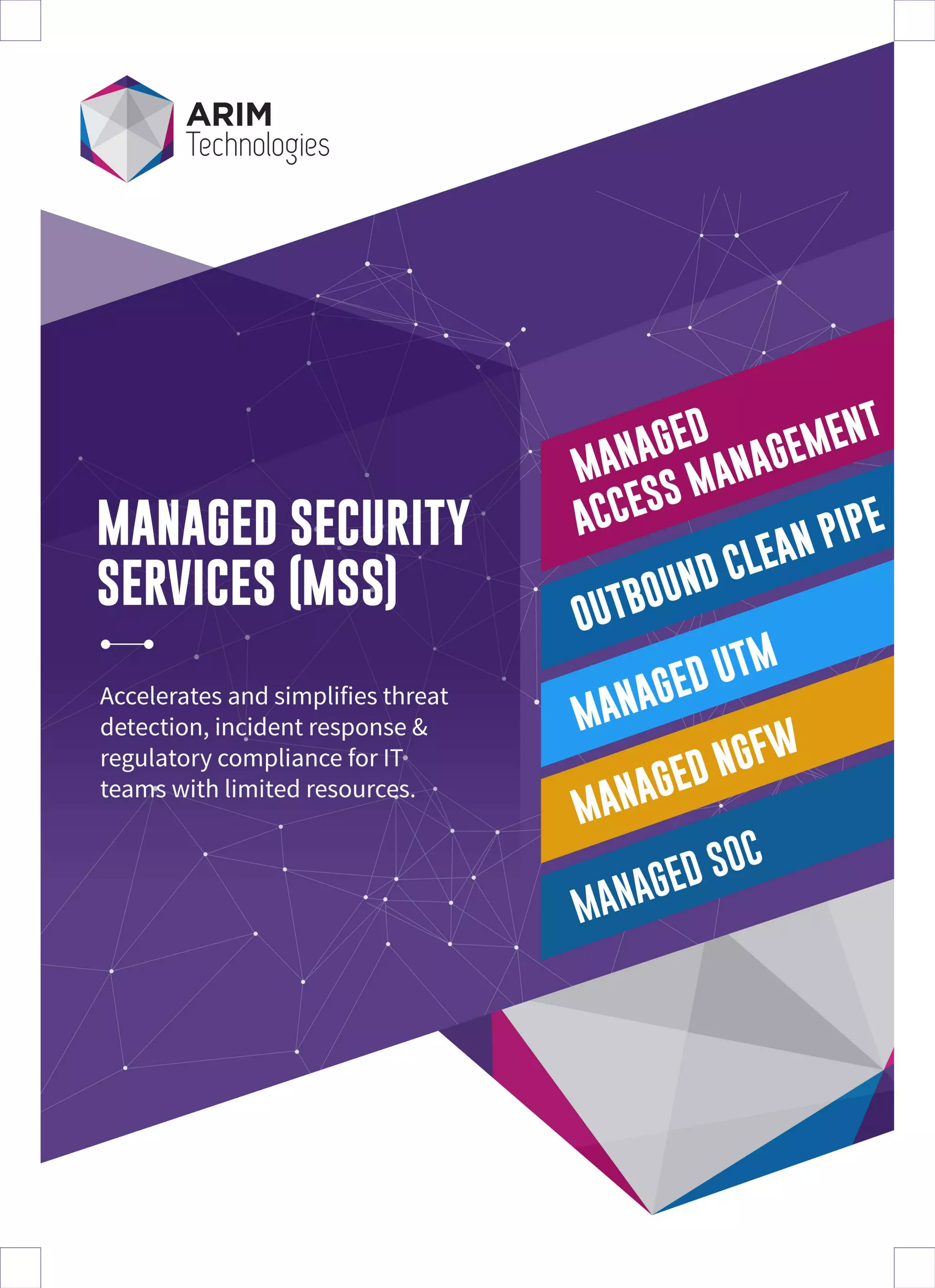 ARIM Technologies Brochure - Managed Security Services | PDF