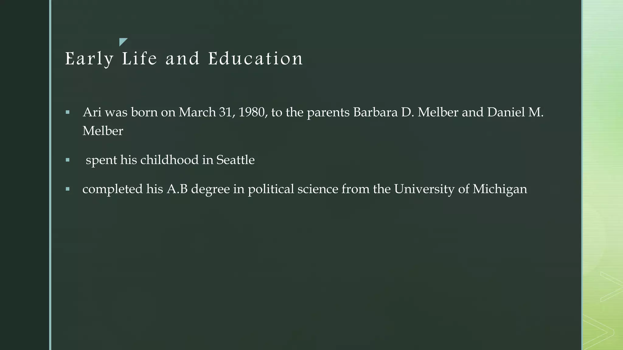 Ari Melber - Biography, Net Worth and Earnings | PPTX