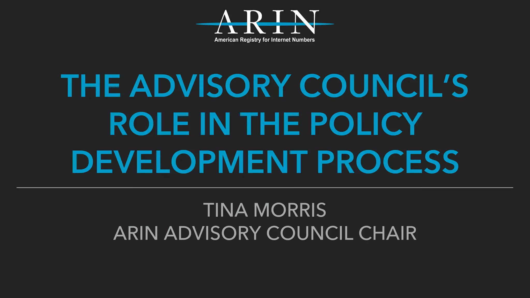 ARIN Policy Development Process | PDF | Technology & Computing