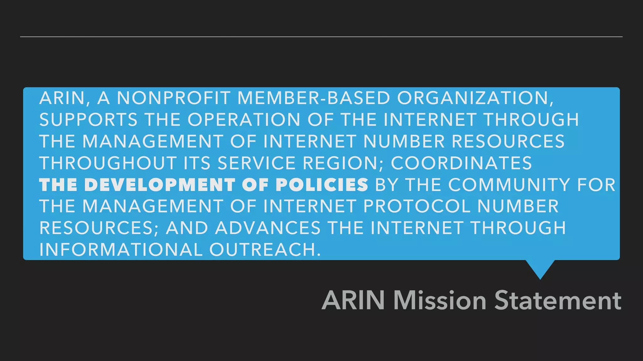 ARIN Policy Development Process | PDF | Technology & Computing