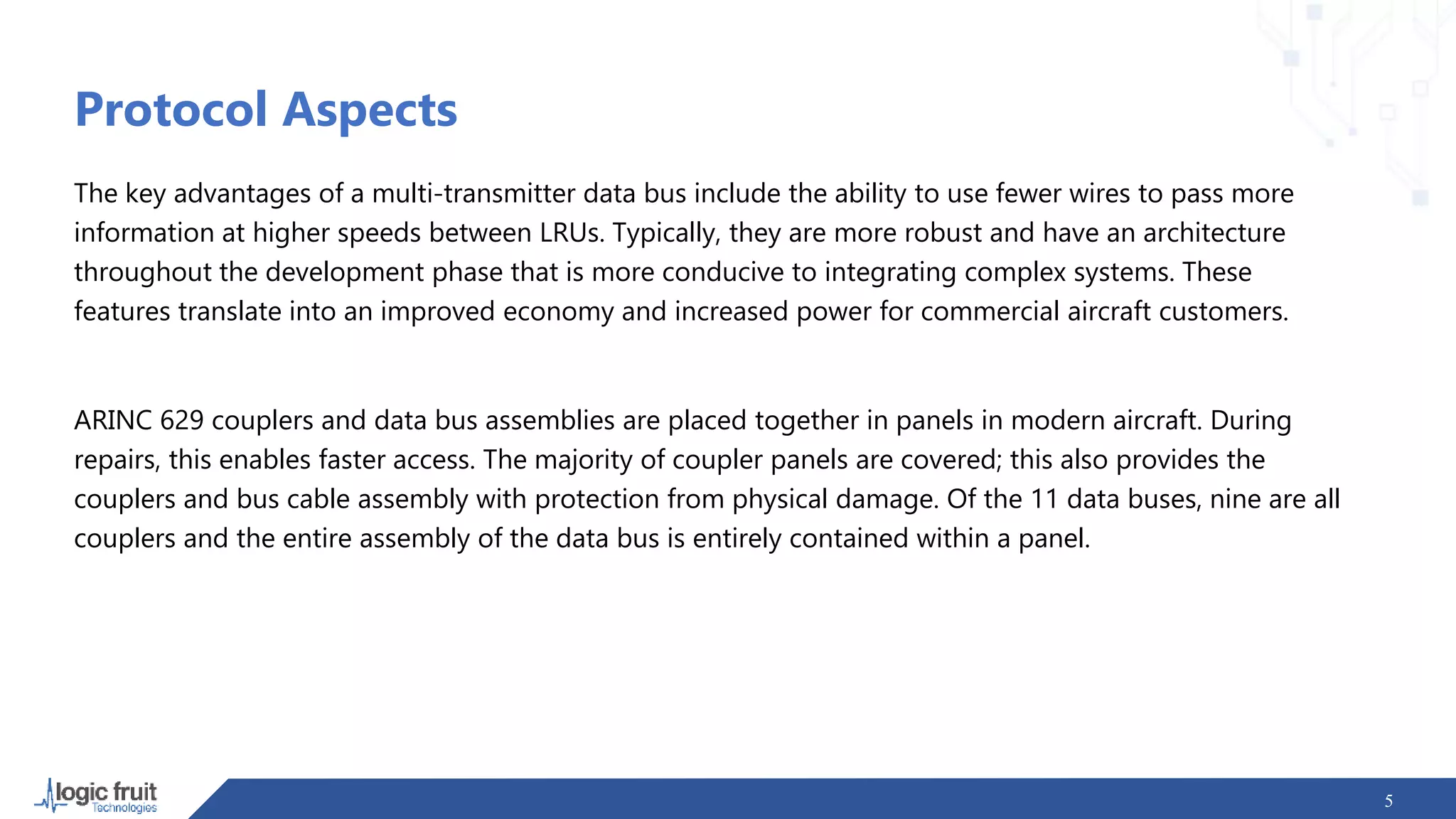 ARINC 629 Digital Data Bus Specifications | PPTX