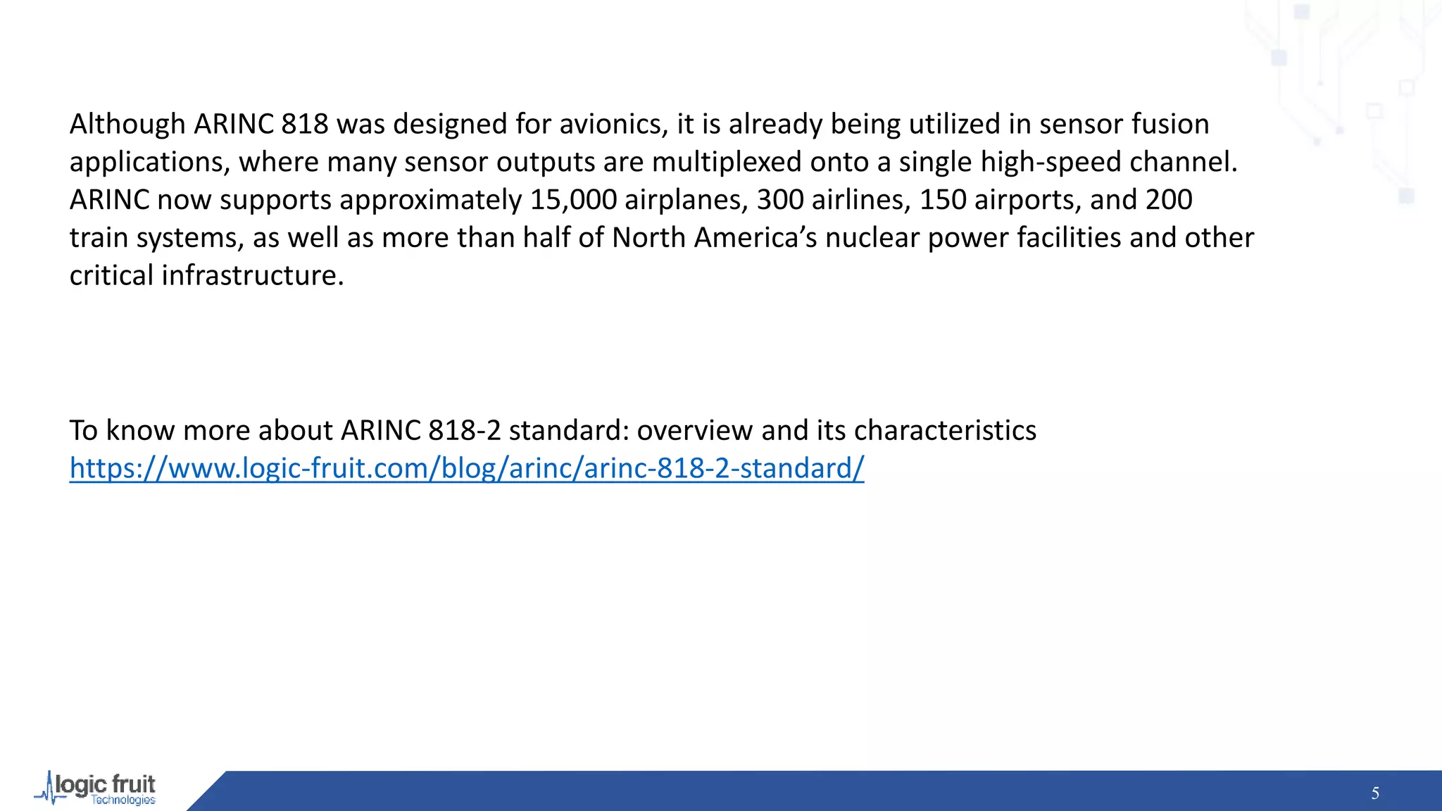 ARINC 818-2 standard overview and its characteristics | PPTX
