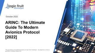 ARINC: The Ultimate Guide To Modern Avionics Protocol | PPTX