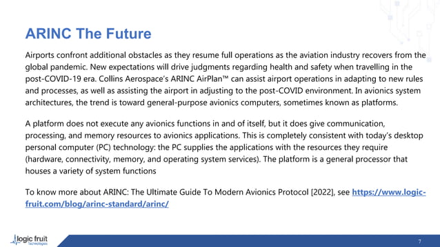 ARINC: The Ultimate Guide To Modern Avionics Protocol | PPTX