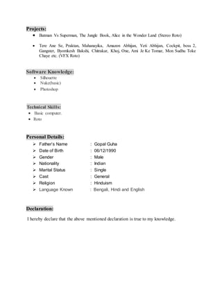 Arindam updated cv | DOCX | Hinduism | Religion & Spirituality