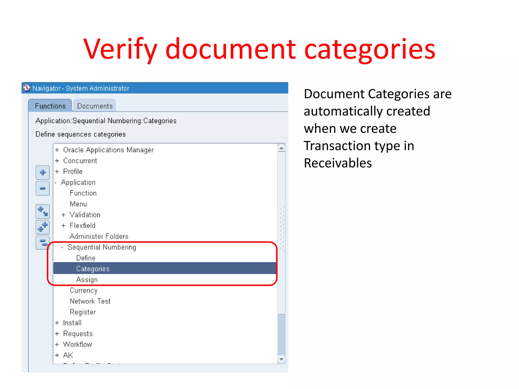 Transaction Numbering in Oracle Receivables | PPTX