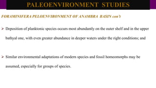 FORAMINIFERA BIOSTRATIGRAPHY AND PALEOENVIRONMENT OF ANAMBRA BASIN.pptx