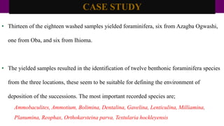 FORAMINIFERA BIOSTRATIGRAPHY AND PALEOENVIRONMENT OF ANAMBRA BASIN.pptx