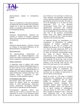 Aripiperazole Tablets SmPC Taj Pharmaceuticals | PDF