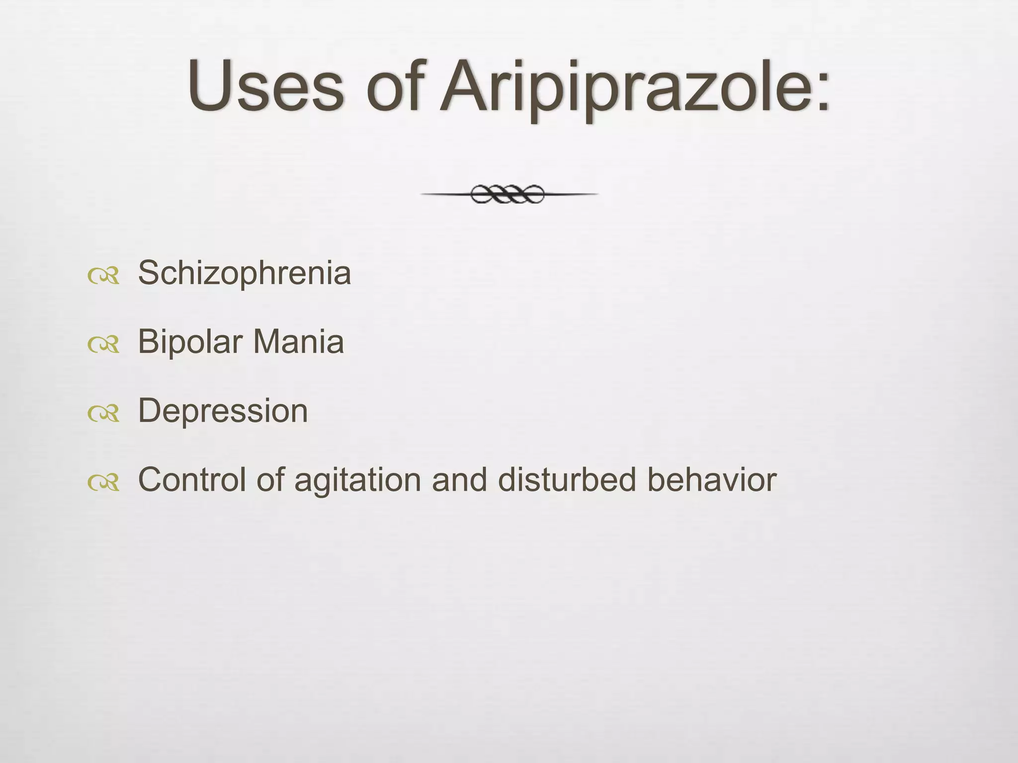 Drug Profile: Aripiprazole | PPTX