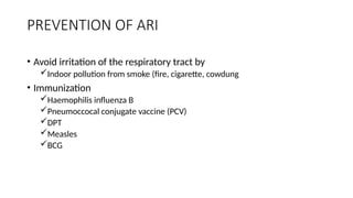 Acute Respiratory Infection Guidelines(ARI)__PRESENTATION[1].pptx ...