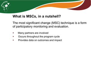 Most Significant Change (MSC) stories in the Africa RISING Ethiopia ...