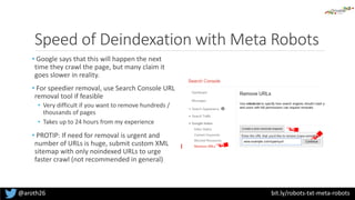 Meta & X Robots vs Robots.txt - Ari Roth at KahenaCon Advanced 2015 | PPT