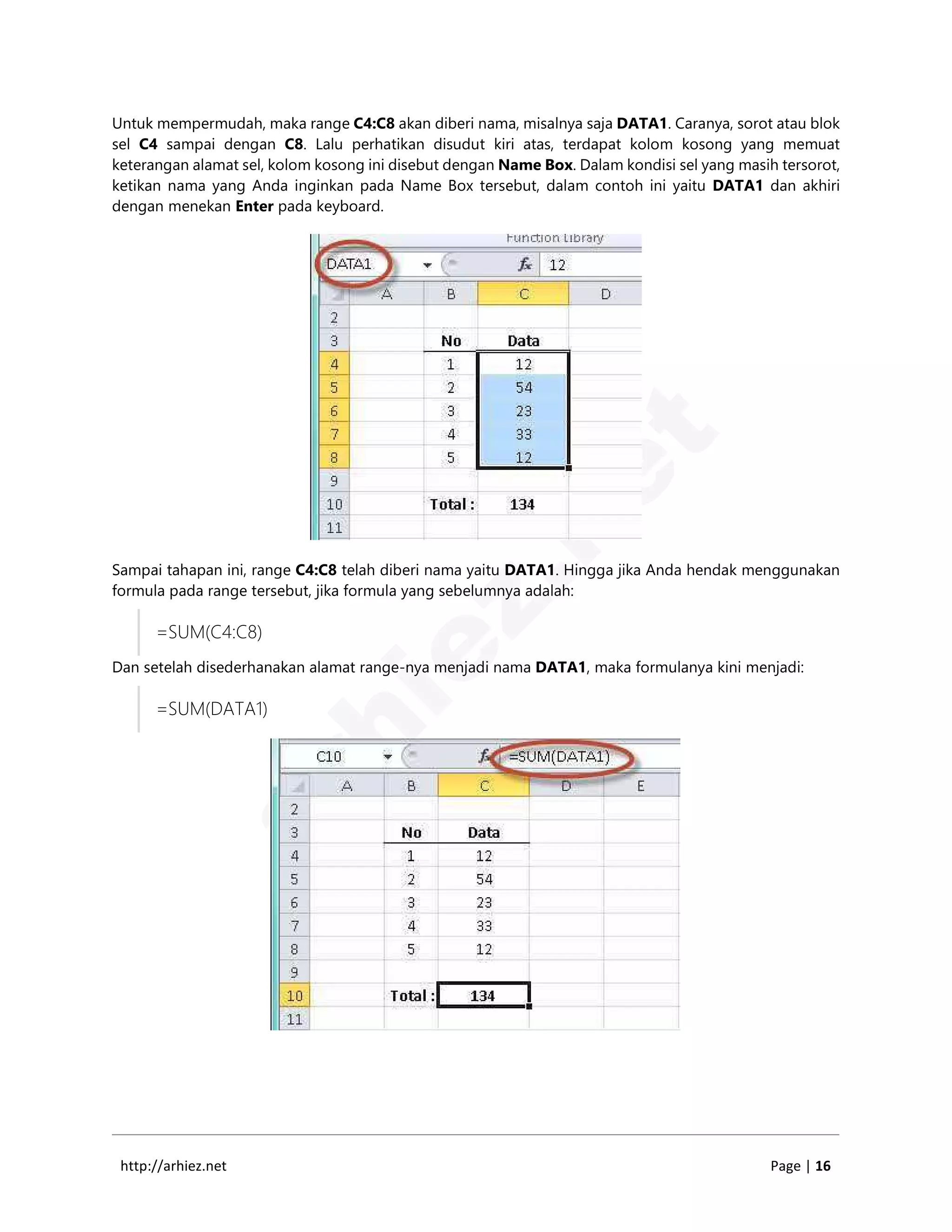 kumpulan formula- formual di excel komplit | PDF