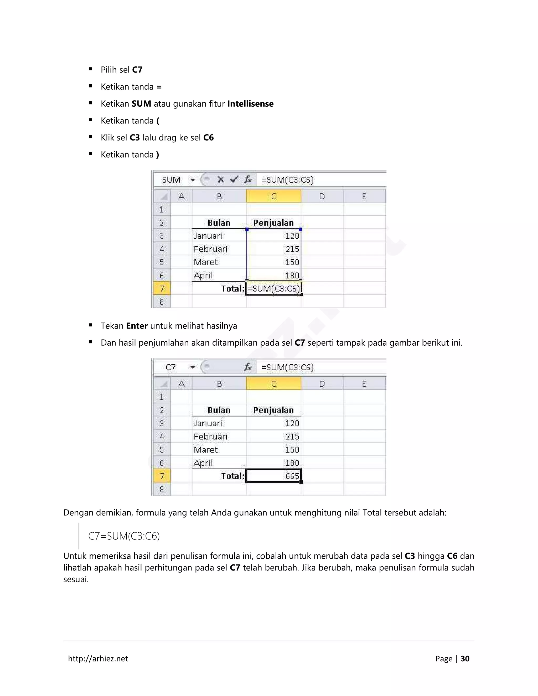 kumpulan formula- formual di excel komplit | PDF