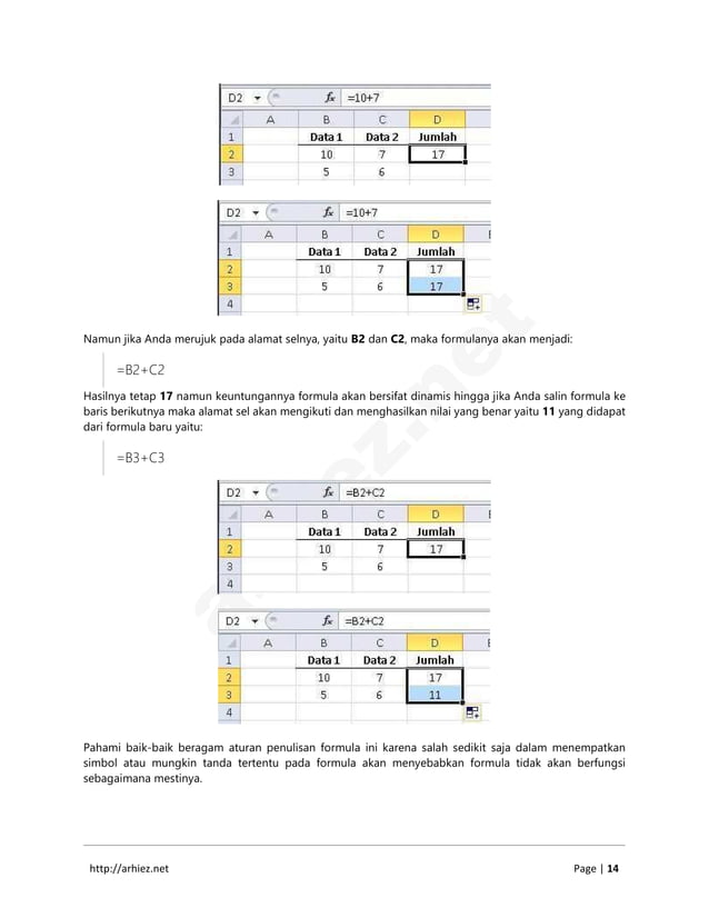 kumpulan formula- formual di excel komplit | PDF