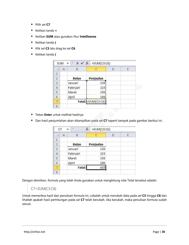 kumpulan formula- formual di excel komplit | PDF
