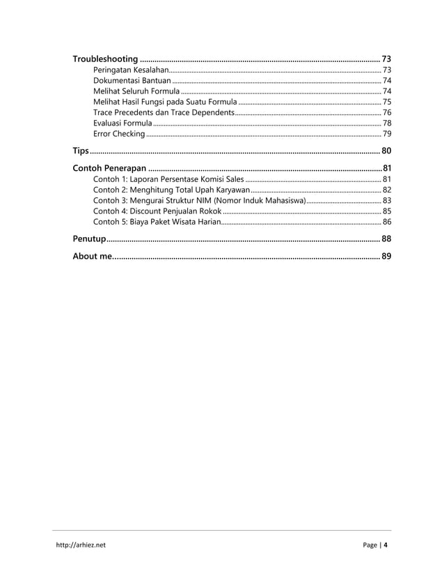 kumpulan formula- formual di excel komplit | PDF