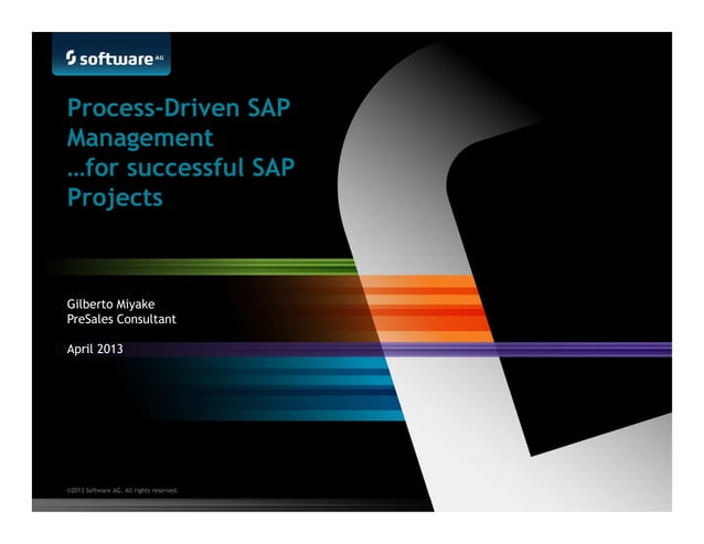 Process-Driven SAP Management for successful SAP Projects | PPT