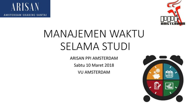 Time Management - PPI Amsterdam | PPT