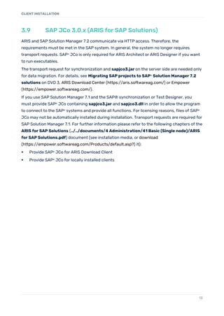 Aris client installation guide | PDF