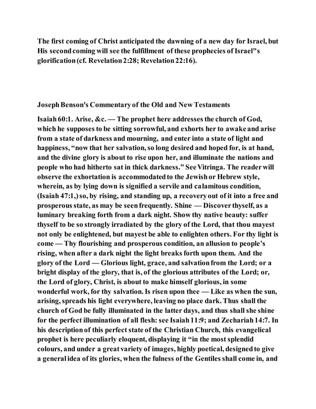 Arise and shine | DOCX