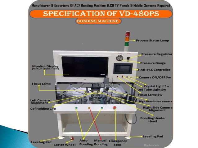 Arise electronics led tv bonding machine | PPTX
