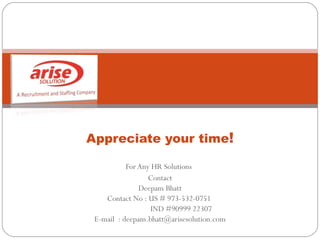 Arise Solution | PPT