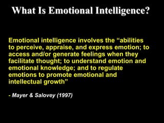 Arise study on emotional intelligence | PPSX