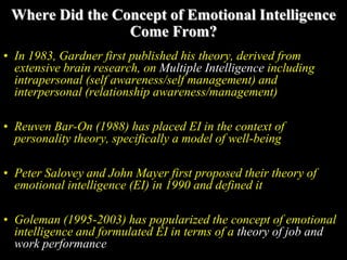 Arise study on emotional intelligence | PPSX