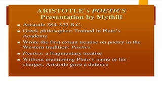 Arisototle life,work biography, work ancient literature sir rana | PPTX
