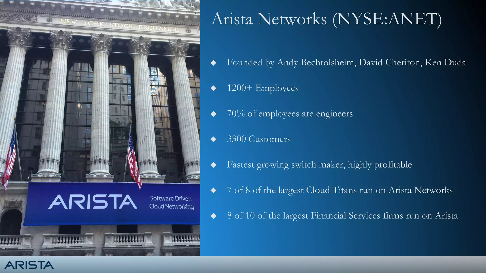 Arista reinventing data center switching | PPTX