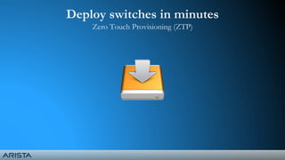 Arista reinventing data center switching | PPTX