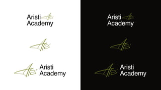 Aristi Academy Logo Redesign and Brand Identiy design. | PDF