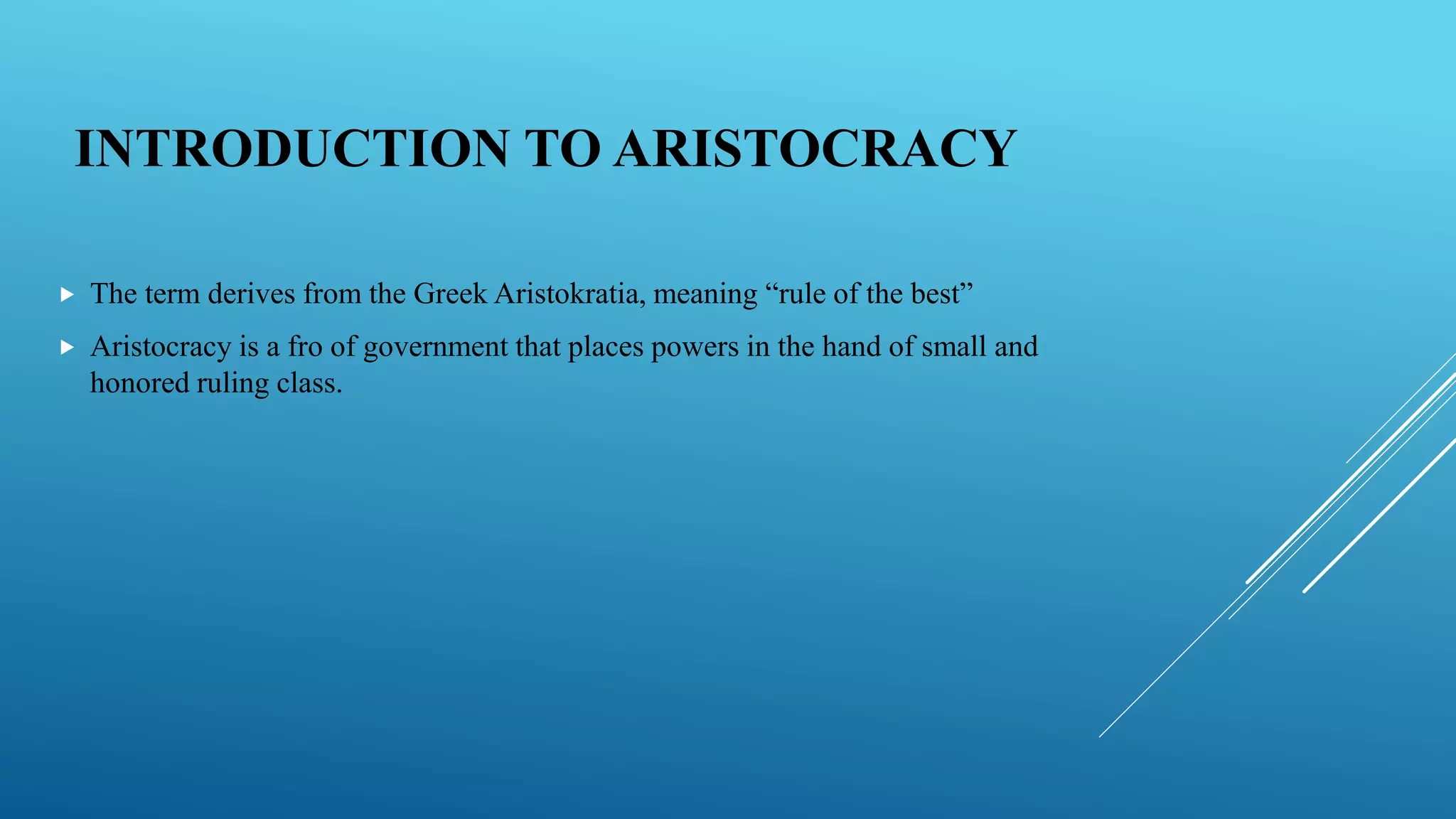 Aristocracy.pptx