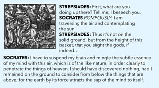 Socrates, Aristophanes and The Clouds, Capitol Riots, Georgia, and the ...